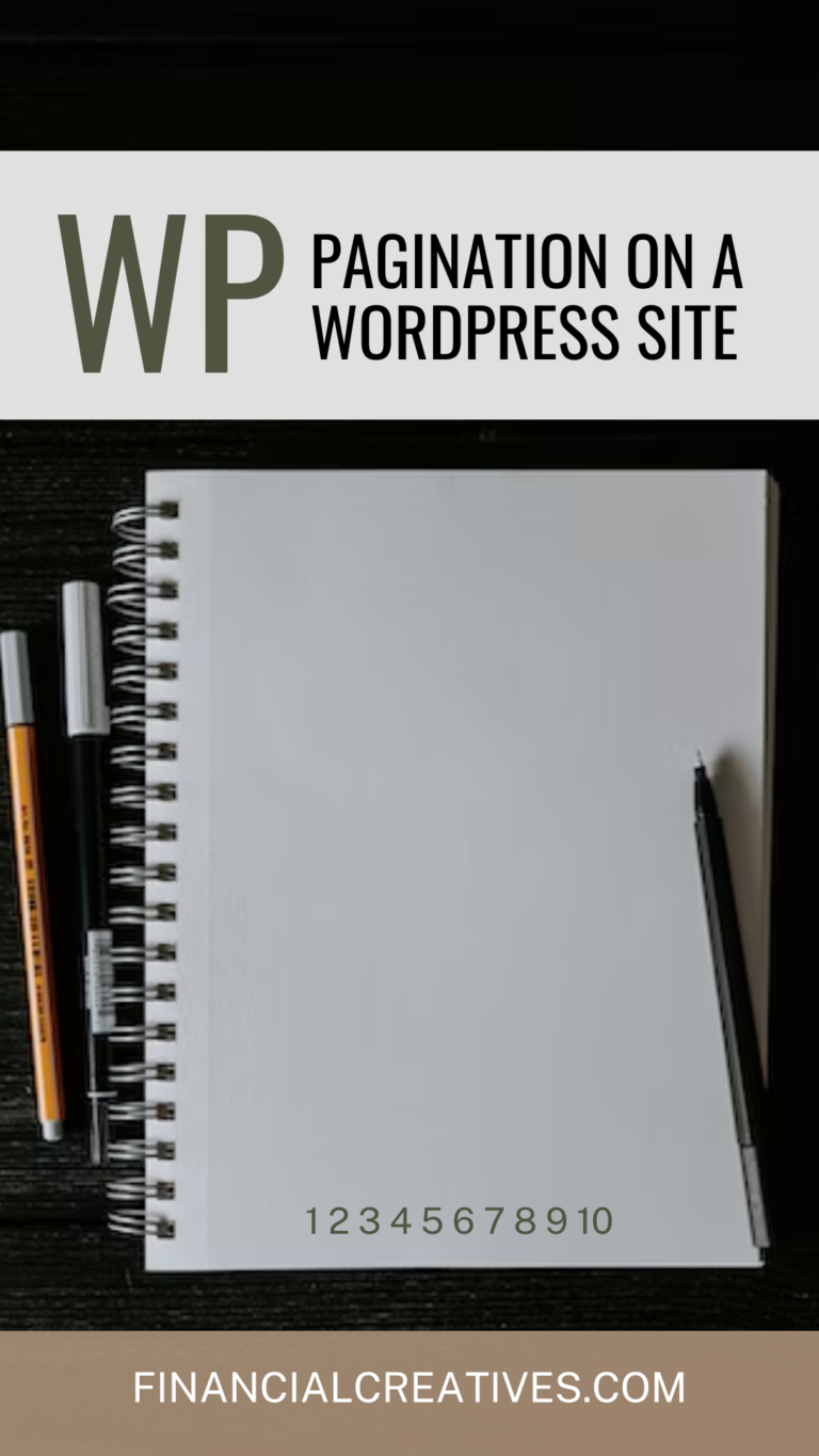 How do I add WordPress pagination to my site?